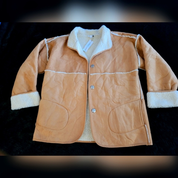 spreadfashion | Jackets & Coats | The Drop Reversible Sherpa Coat ...
